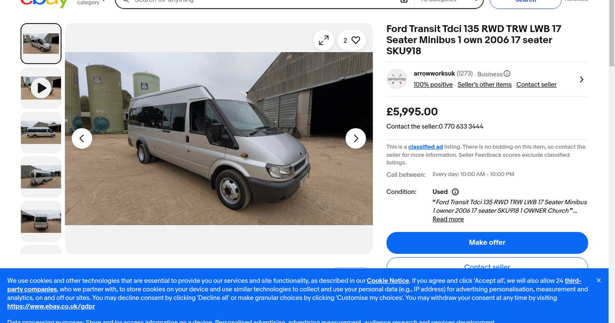 CU06 FBA | 2006 Ford Transit - Free History Check | UKCarData.co.uk