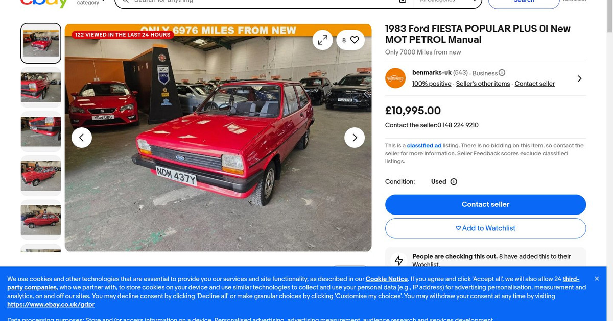 NDM 437Y | 1983 Ford Fiesta - Free History Check | UKCarData.co.uk