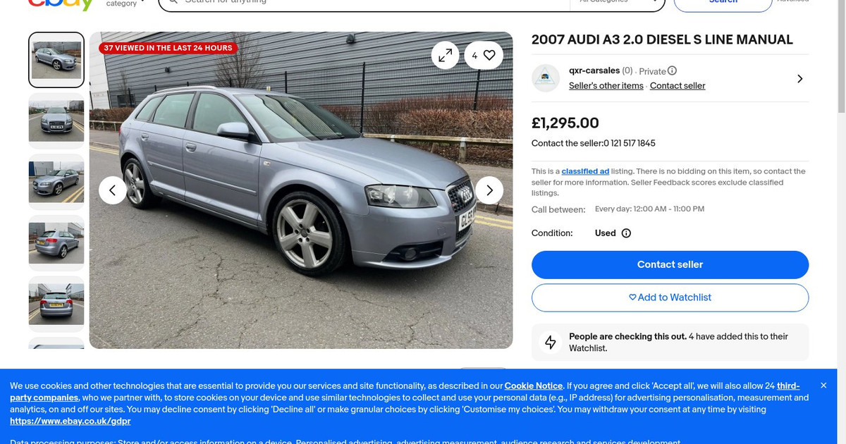 GL56 VPW | 2007 Audi A3 - Free History Check | UKCarData.co.uk