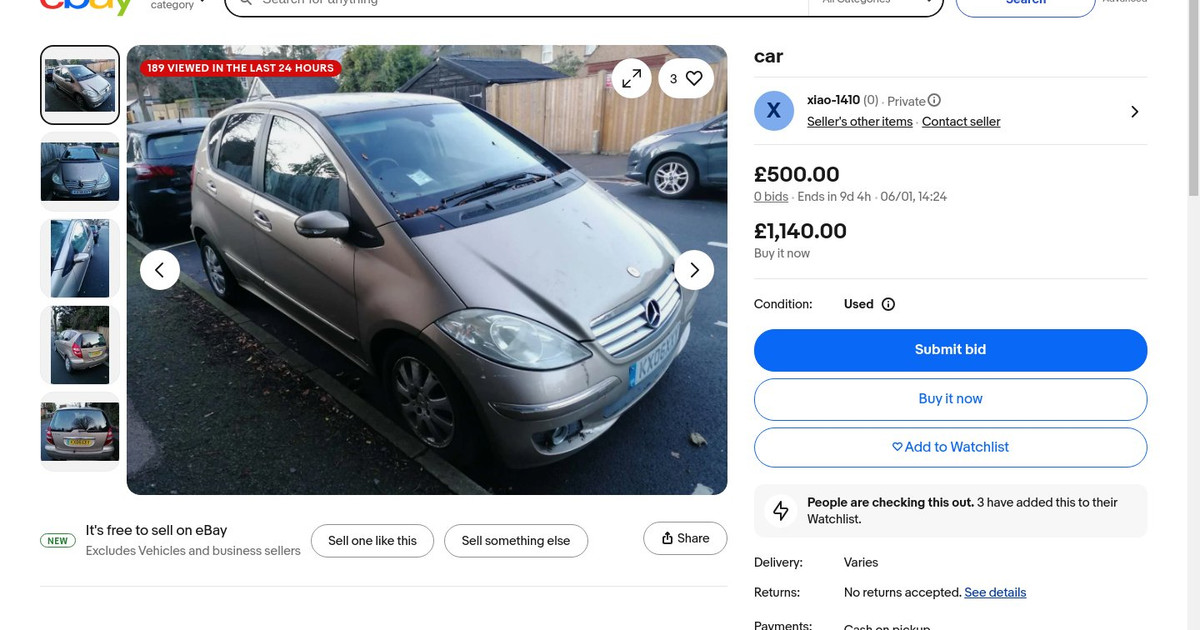 KX06 XXY | 2006 Mercedes-Benz A Class - Free History Check | UKCarData ...