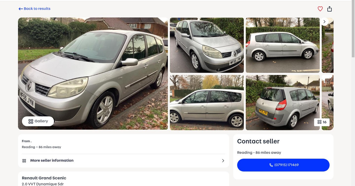 MF55 JYN | 2005 Renault GR - Free History Check | UKCarData.co.uk