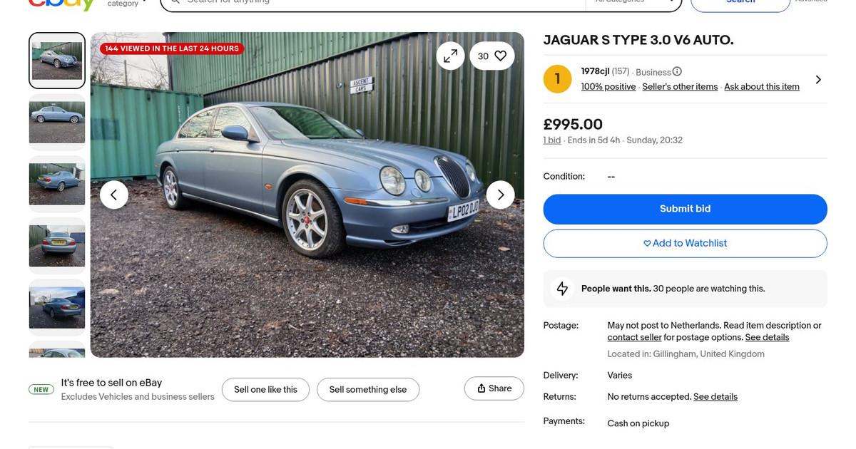 LP02 DJO | 2002 Jaguar S-type - Free History Check | UKCarData.co.uk
