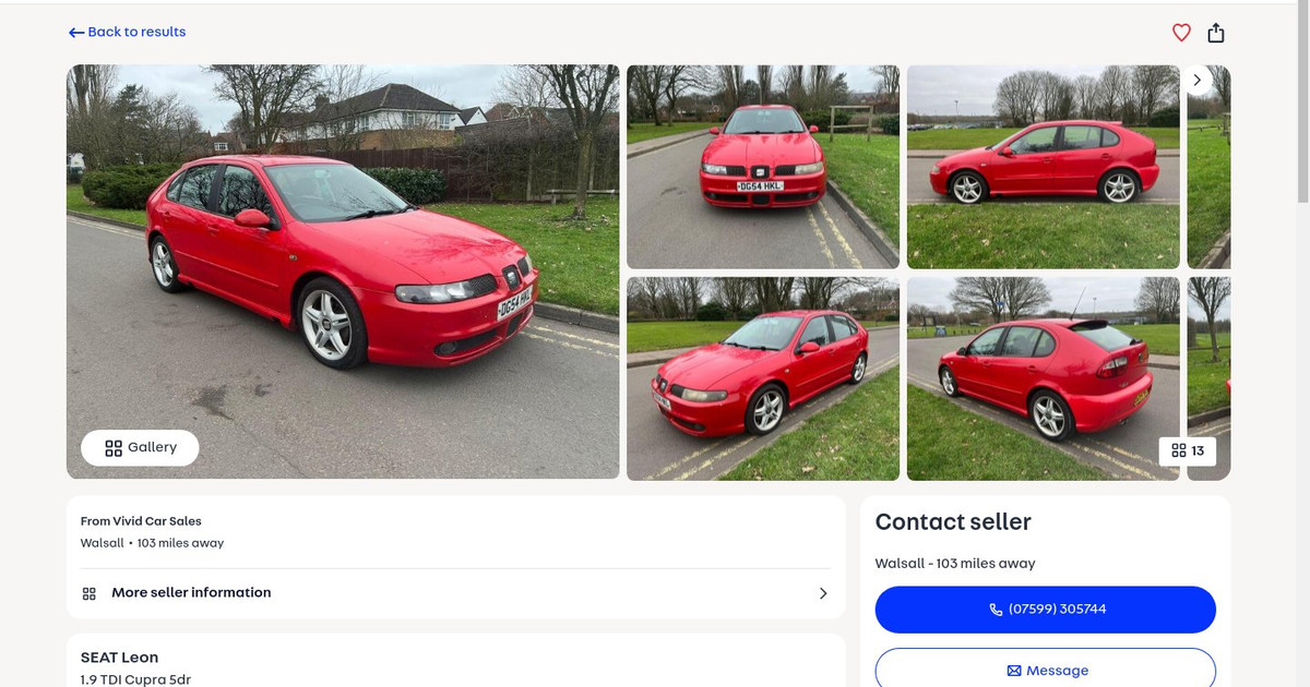DG54 HKL | 2004 Seat Leon - Free History Check | UKCarData.co.uk