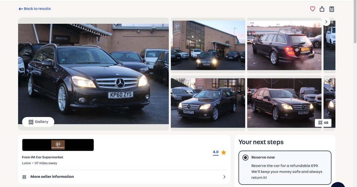 KP60 ZYS | 2010 Mercedes-Benz C Class - Free History Check | UKCarData ...